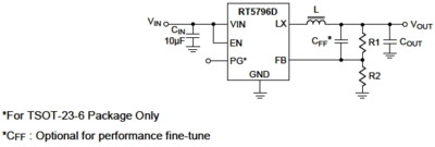 RT9758D - High Voltage Cap Divider Converter with Bypass Function