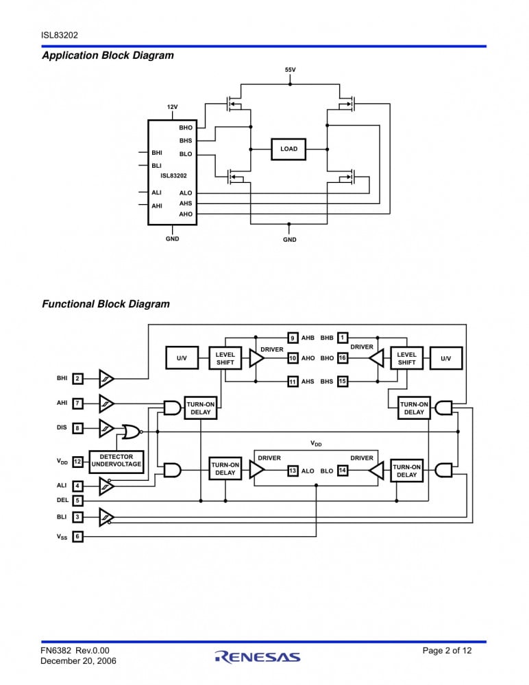 ISL83202 datasheet page 2