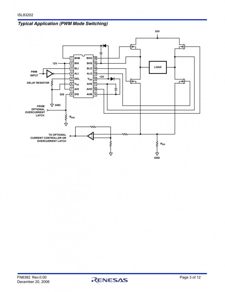 ISL83202 datasheet page 3