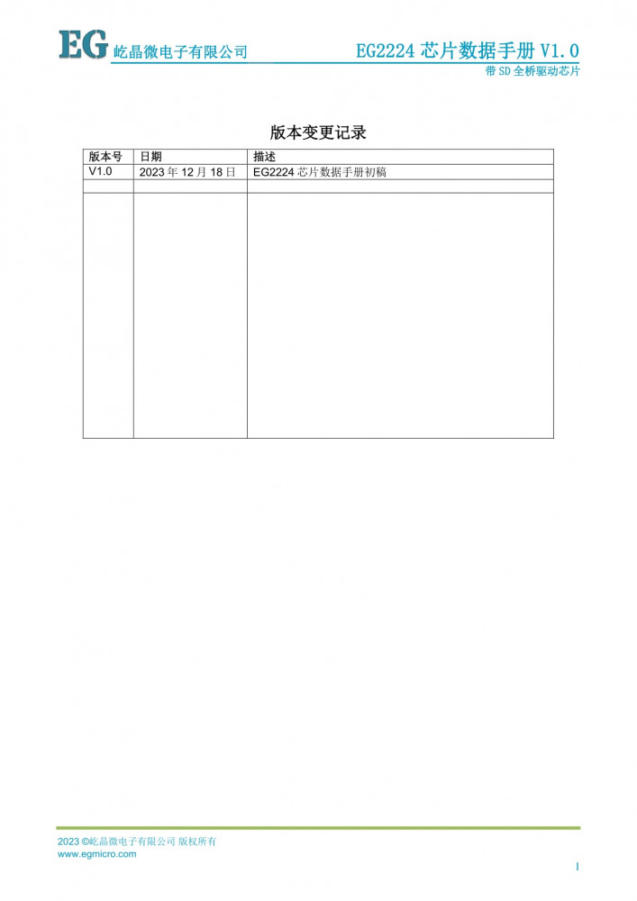 EG2224 datasheet page 2