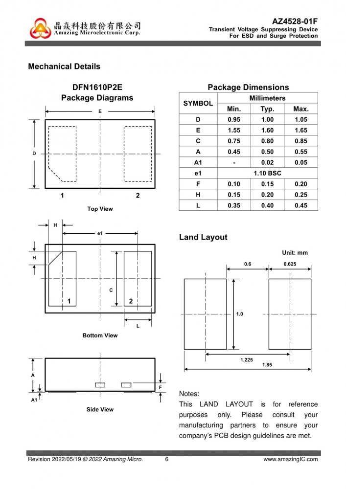 AZ4528-01F datasheet page 6