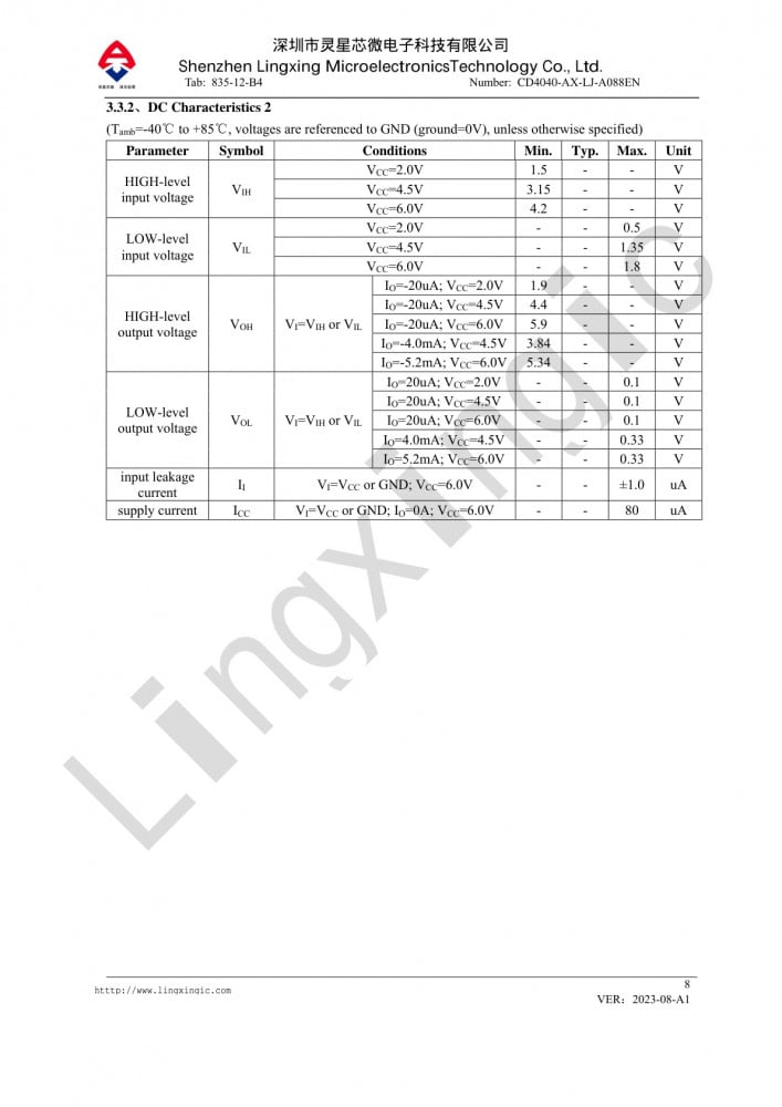 CD4040BM(LX) datasheet page 10