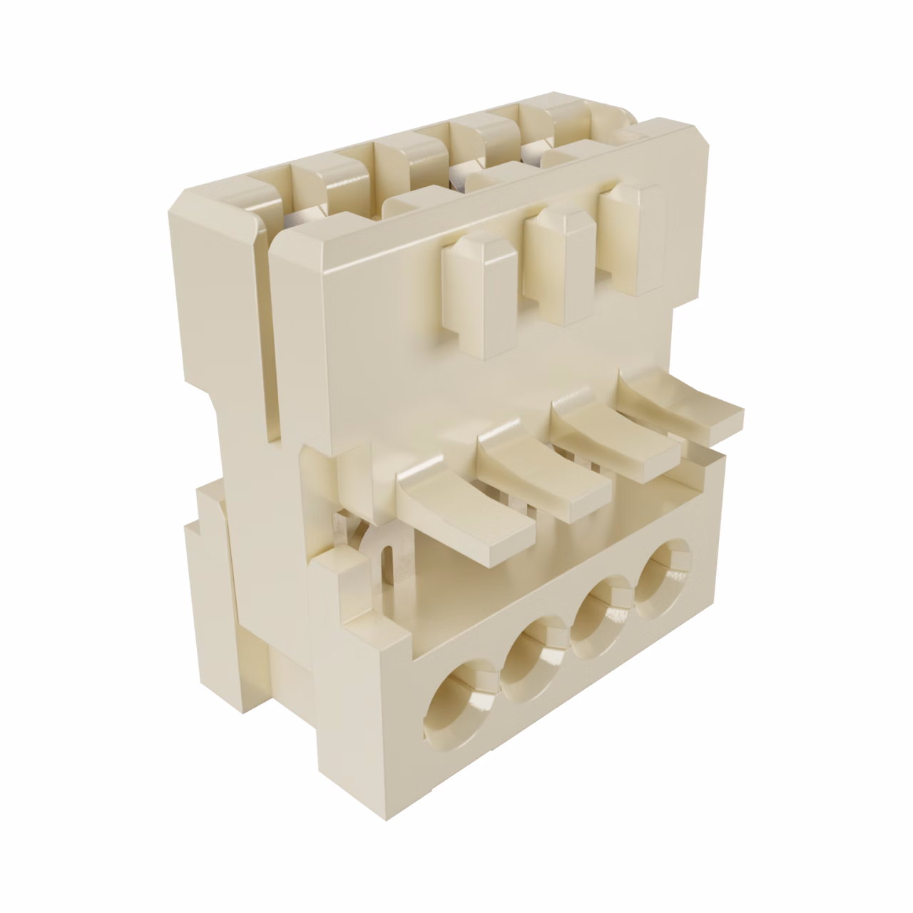 Appli-Mate RAST 2.5 Connector, 2.50mm Pitch, Female, 7 Circuits, Closed Endwalls, Silver Plating