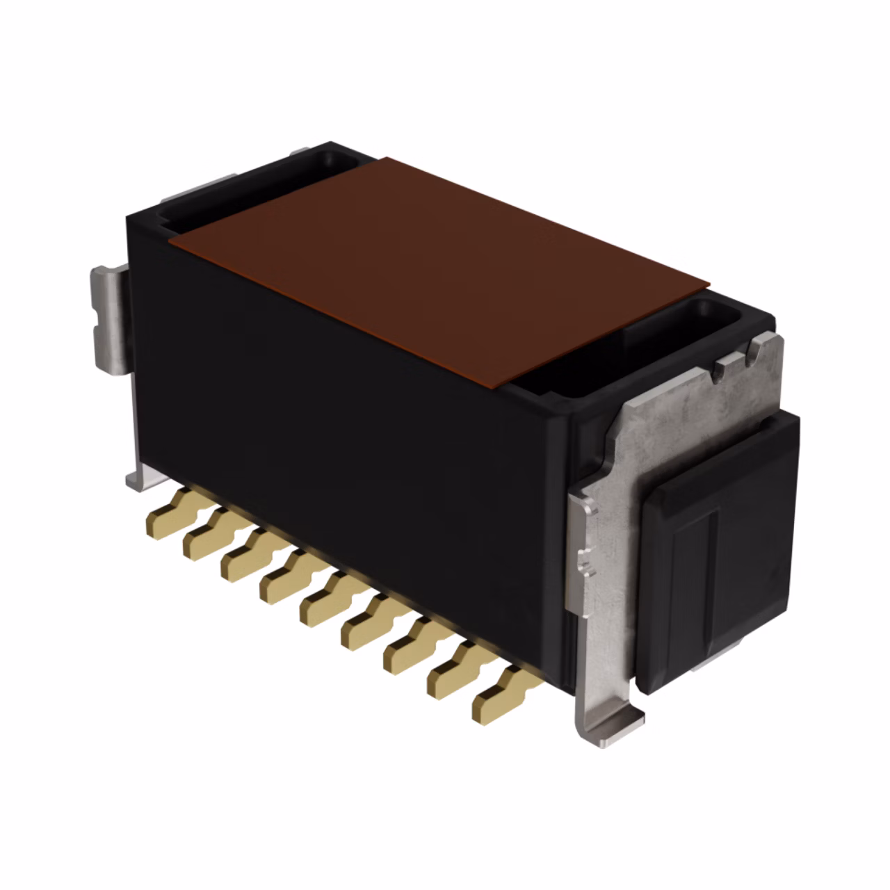 1.00mm Pitch, Rely-On PCB Header, Single Row, Vertical, Surface Mount, 0.38µm Gold (Au) Plating, Inner Positive Lock, 9 Circuits, Black for sale