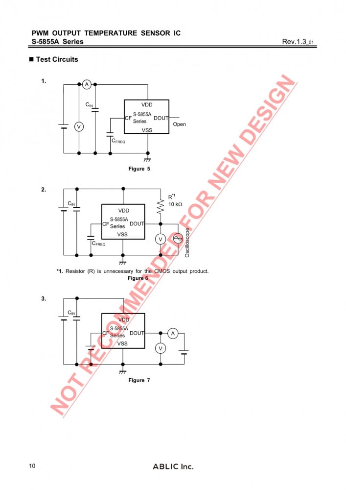 ABLIC S-5855A datasheet page 10