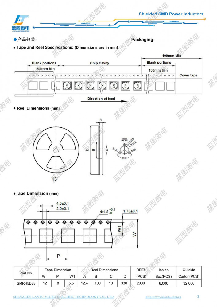 SMRH5D28 datasheet page 3