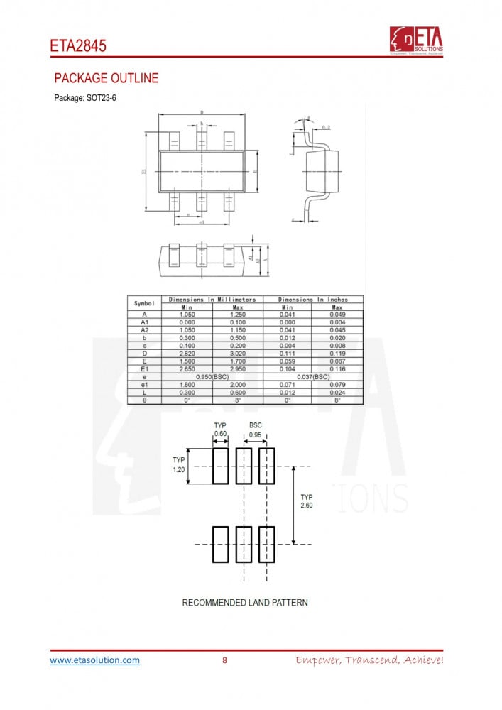 ETA2845S2G datasheet page 8