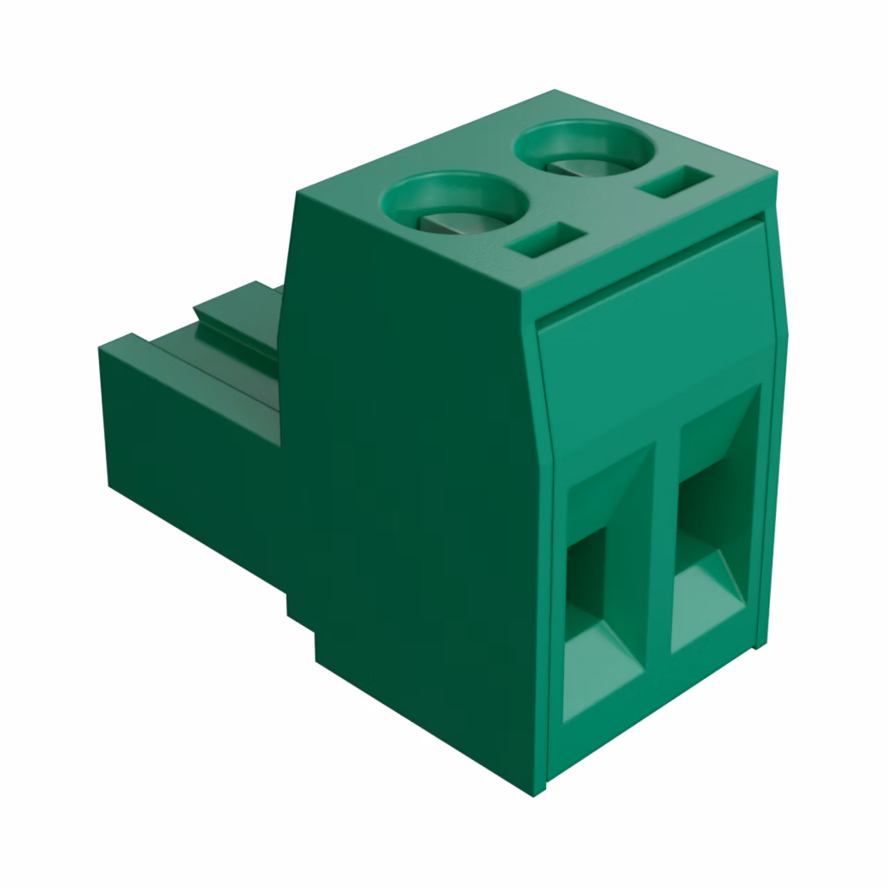 5.00mm Pitch Eurostyle Horizontal Plug, Green Housing, 2 Circuits for sale