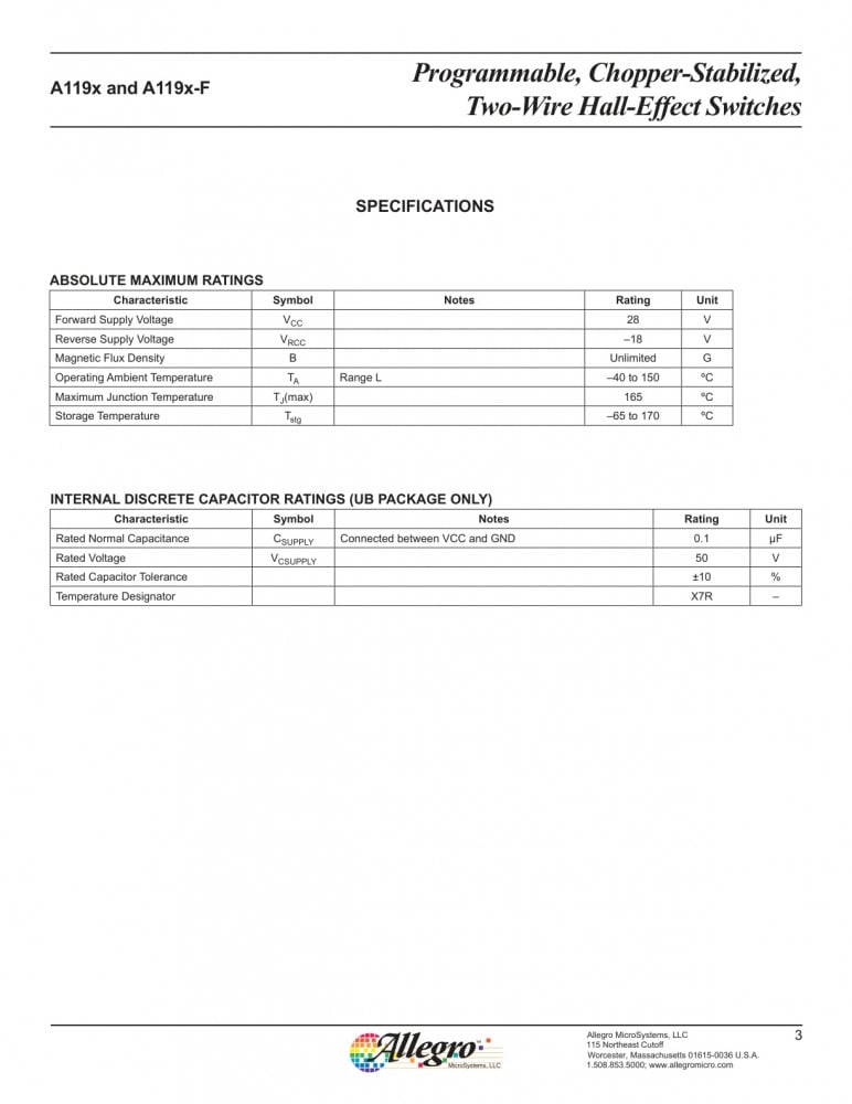 A1193LUBTN-F-T datasheet page 3