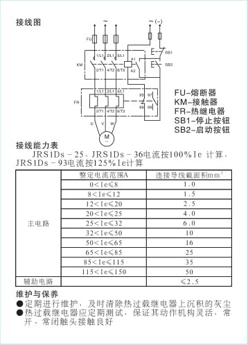 JRS1Ds series instruction manual page 6