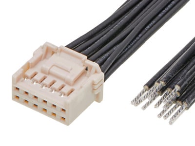 iGrid-to-Pigtail Off-the-Shelf (OTS) Cable Assembly, Dual Row, 150.00mm Length, 12 Circuits, Natural