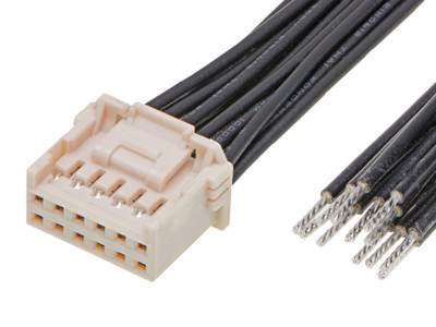 iGrid-to-Pigtail Off-the-Shelf (OTS) Cable Assembly, Dual Row, 150.00mm Length, 12 Circuits, Natural