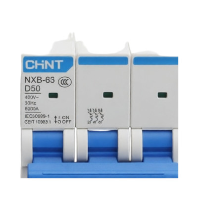 CHINT NXB-63 2P D50A Miniature Circuit Breaker