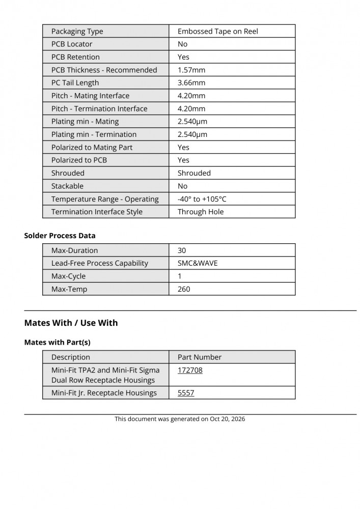MOLEX 462073038 document image, page 4