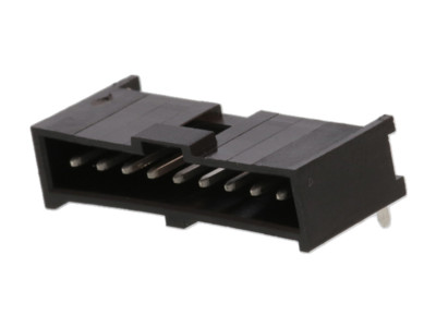 C-Grid III PCB Header, 2.54mm Pitch, Through Hole, Dual Row, Vertical, Shrouded, 2.90mm Tail Length, 12 Circuits (void at circuit 12), 0.38µm Gold (Au) Plating