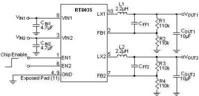 RT4823N - Wide Input and Ultra-Low Quiescent Current Boost Converter with High Efficiency