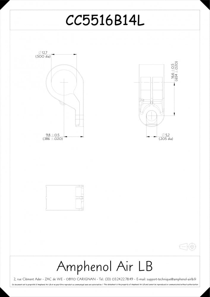 CC5516B14L technical document page 1