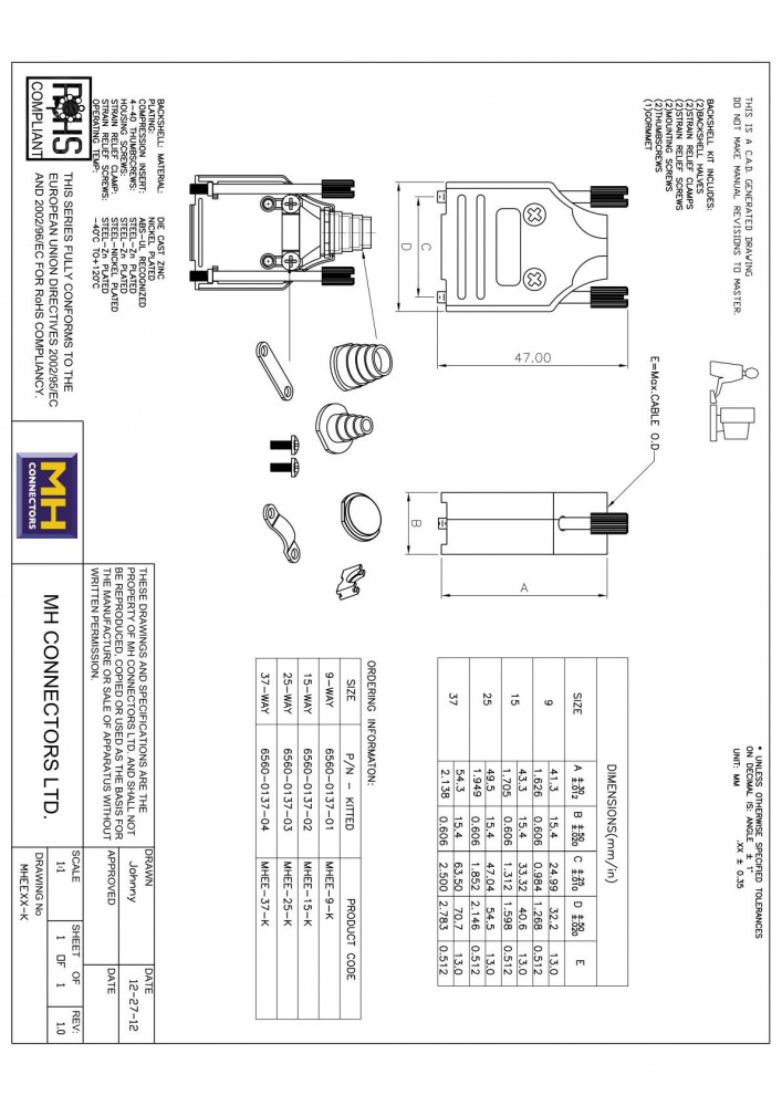 MHEE-37-K technical drawing