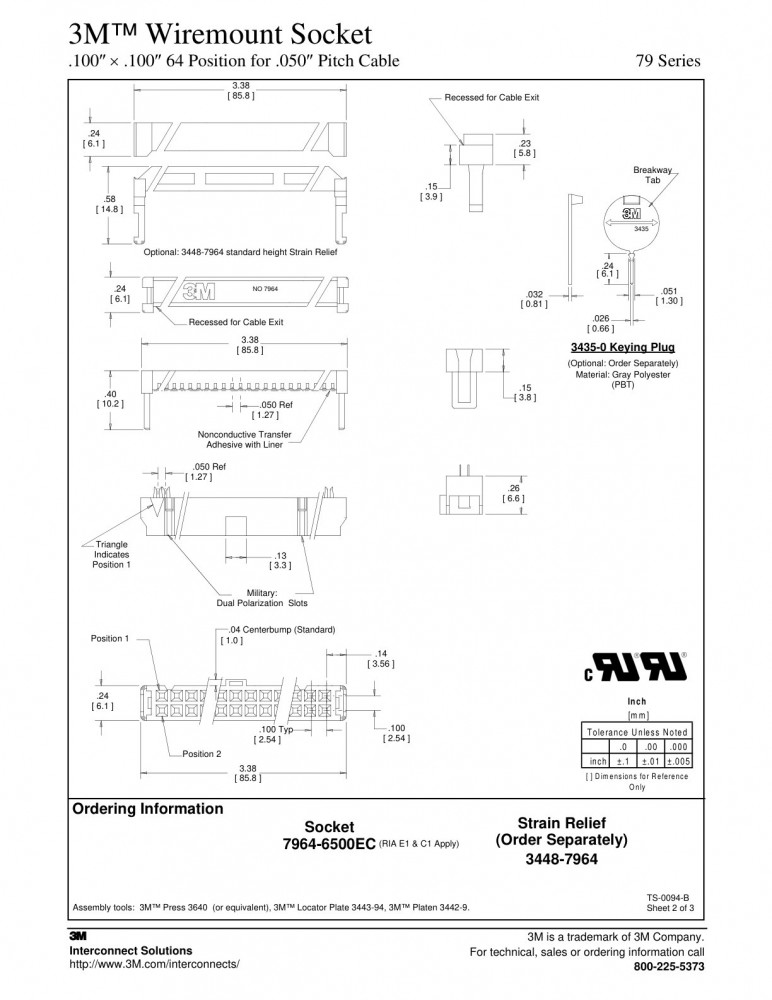 3M 7964-6500EC technical document page 2