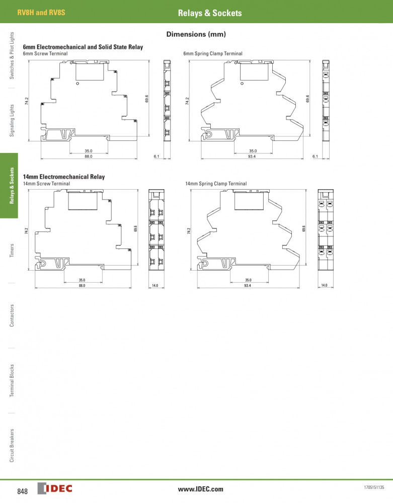 IDEC RV8 documentation page 9
