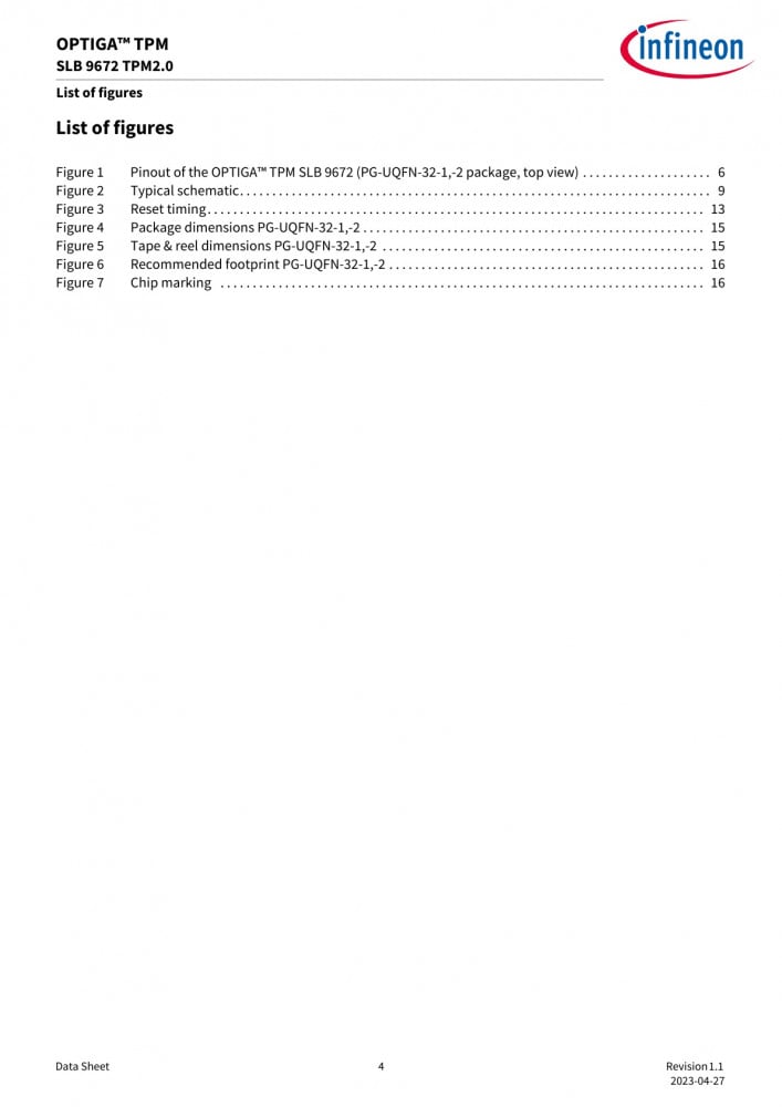 SLB9672 datasheet page 4