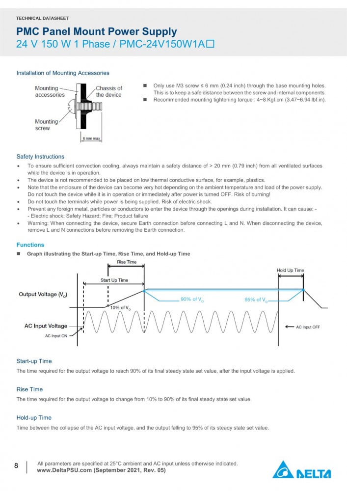 DELTA PMC datasheet page 8