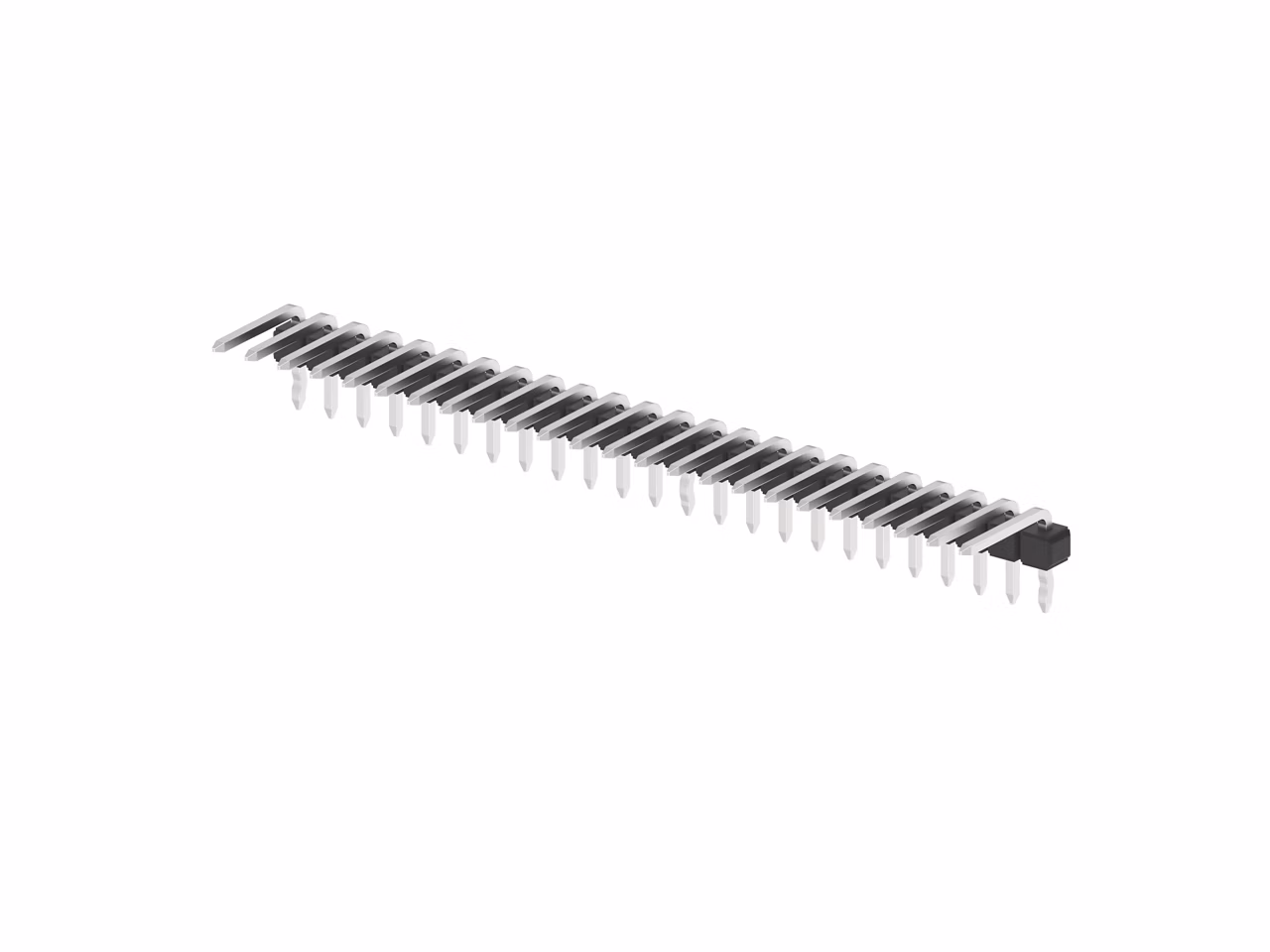KK 254 Breakaway Header, Right-Angle Surface Mount Compatible, 17 Circuits, Tin (Sn) Plating, Mating Pin Length 6.20mm, Bag