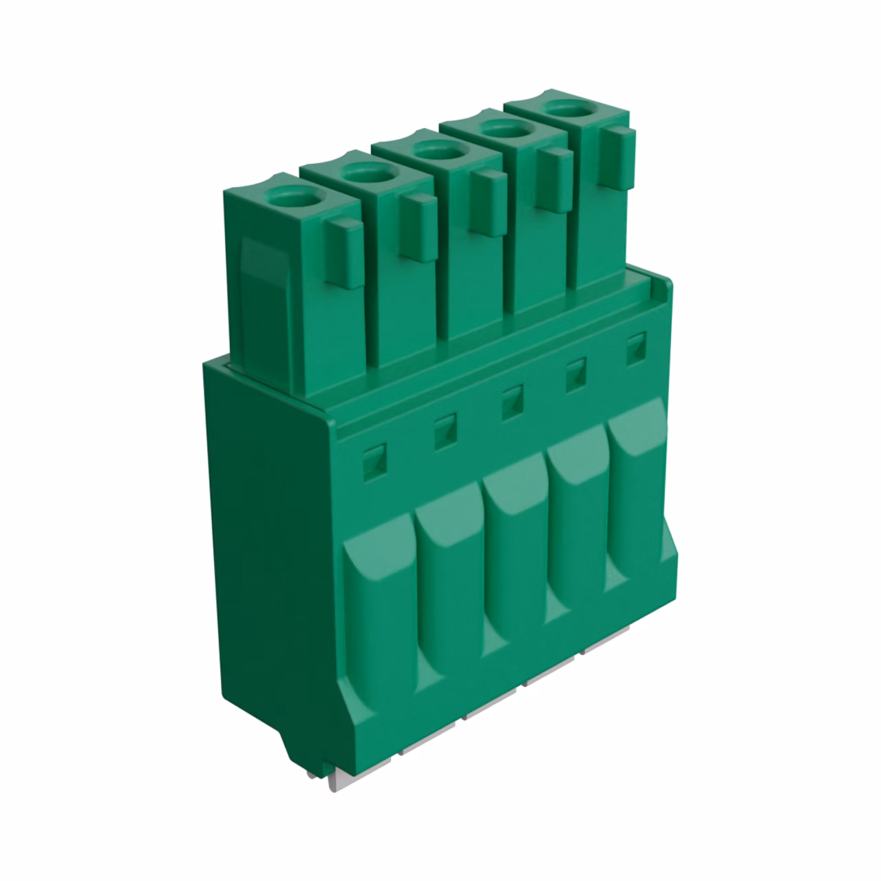 3.81mm Pitch Eurostyle Horizontal Plug, Spring Type, Single Row, 5 Circuits for sale