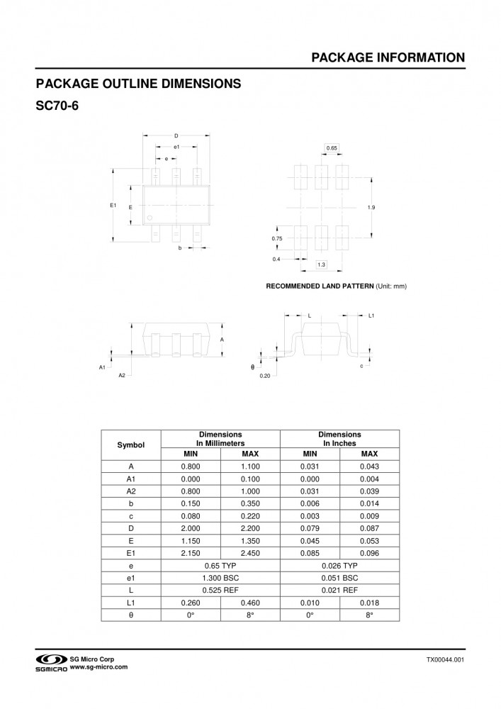SGM3716 datasheet page 4