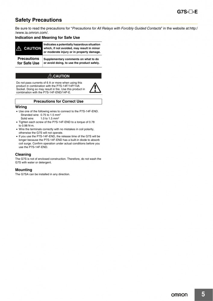 G7S-4A2B-E technical document page 5