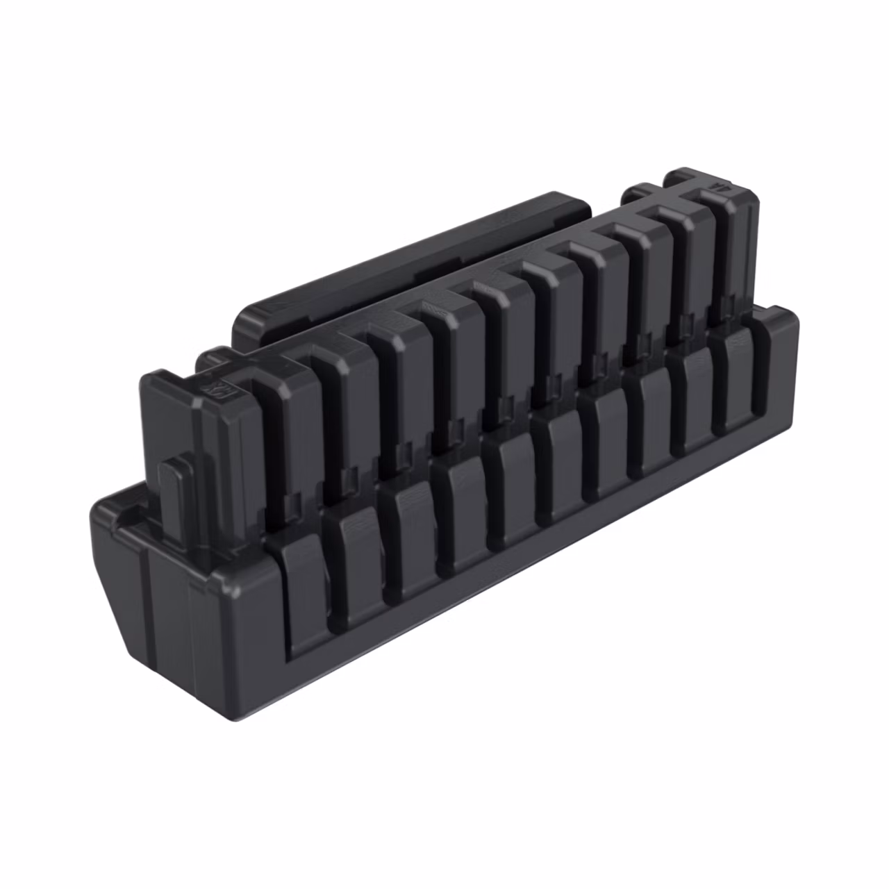 1.50mm Pitch, Micro-Lock Plus Receptacle Crimp Housing, Single Row, Positive Lock, 10 Circuits, Black for sale
