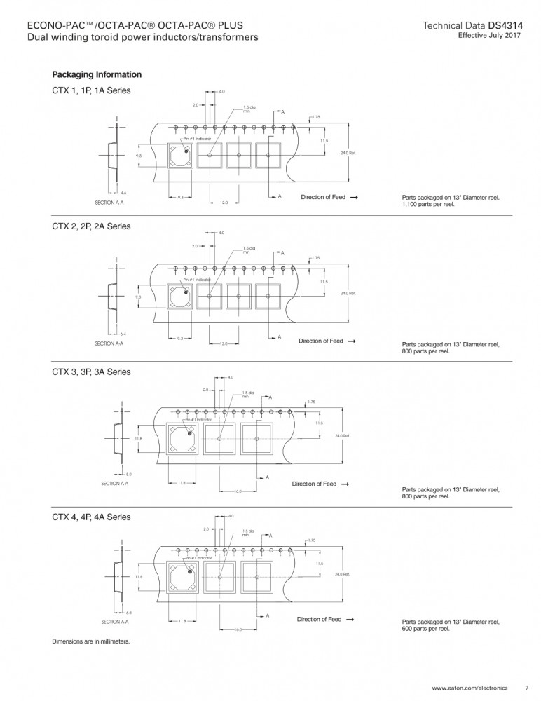 EATON CTX series datasheet page 7