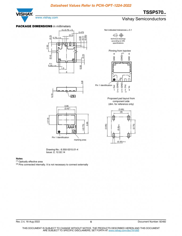 TSSP57038HTT1 datasheet page 5