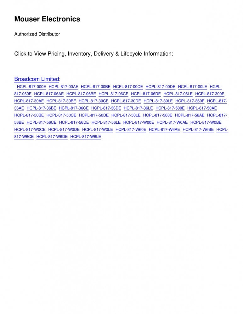 HCPL-817 datasheet page 8