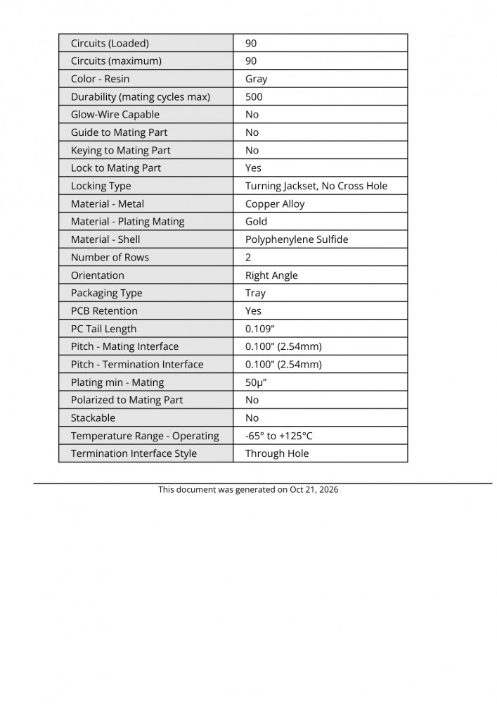 WTB90PR7JTB technical document image, page 2