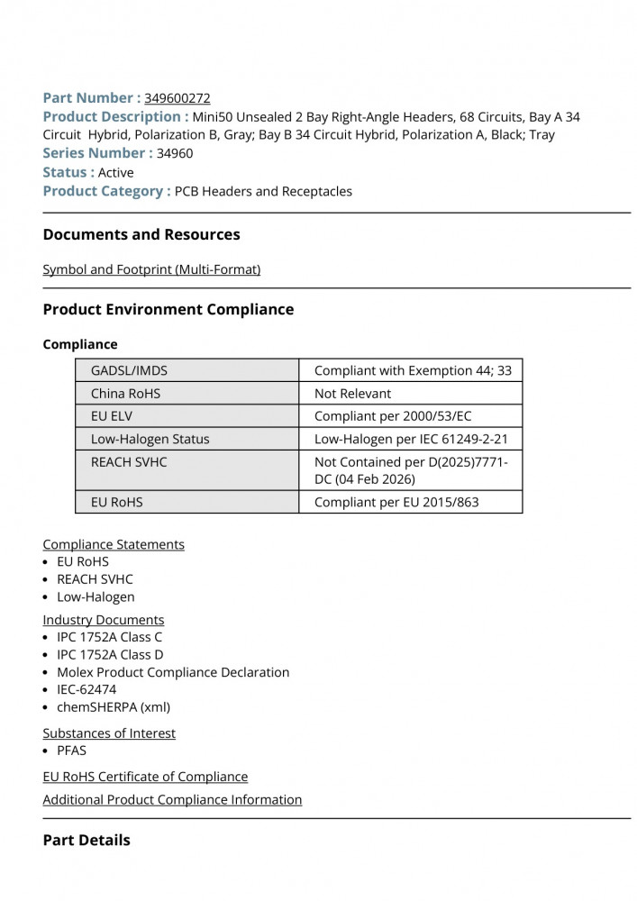Product document page 1