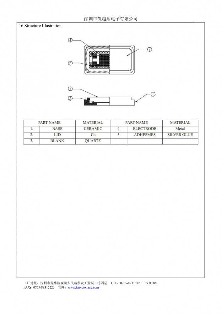 KYX K16260000910 specification page 3