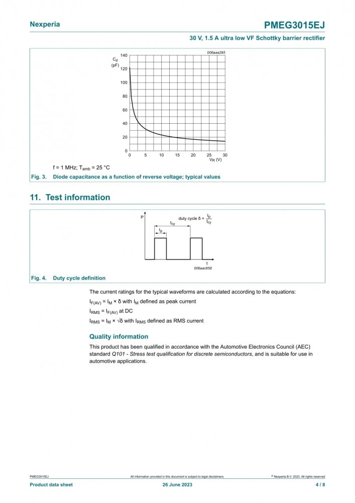 PMEG3015EJ datasheet page 4