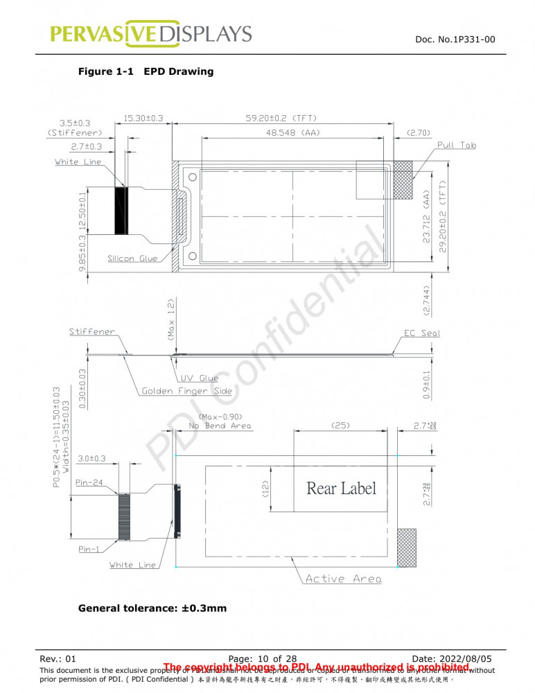 E2213PS0E1 specification page 10
