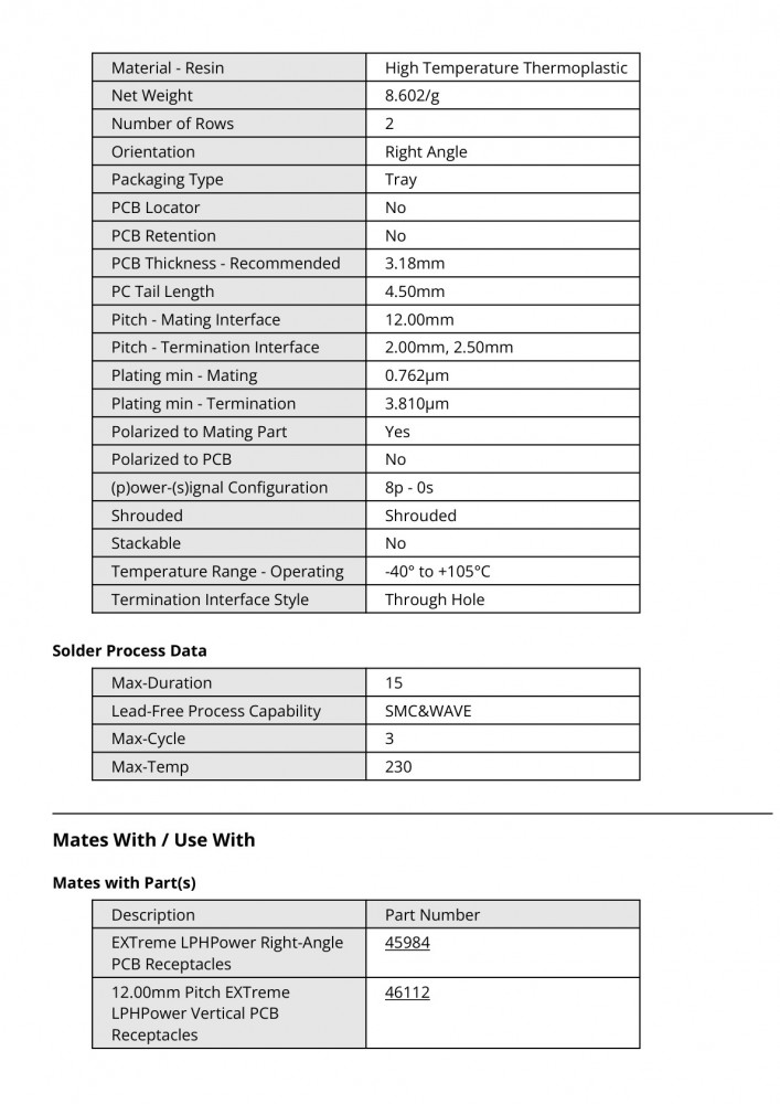 MOLEX 459858911 document page 3