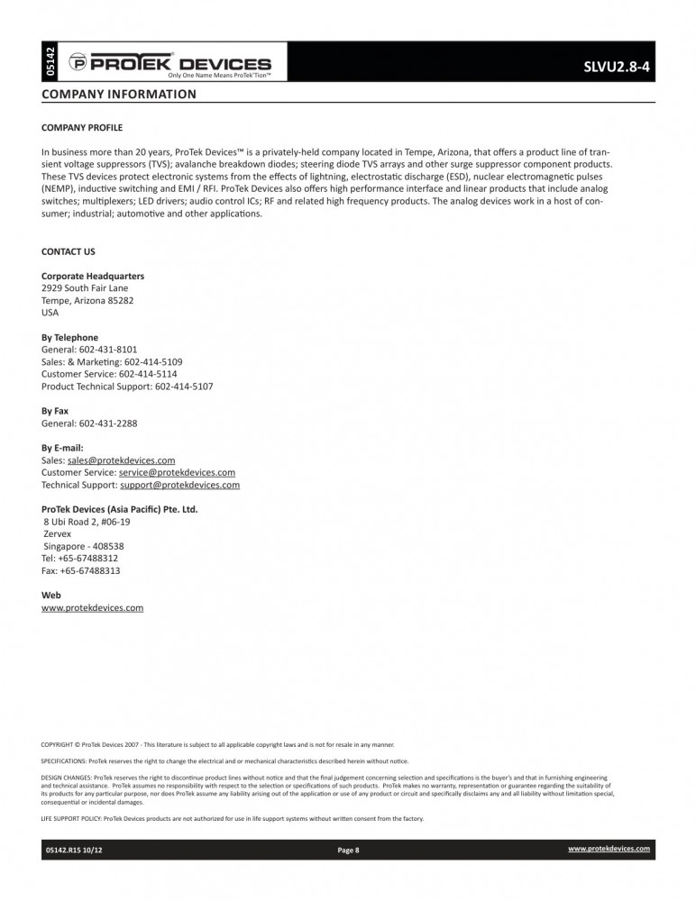 SLVU2.8-4 datasheet page 8