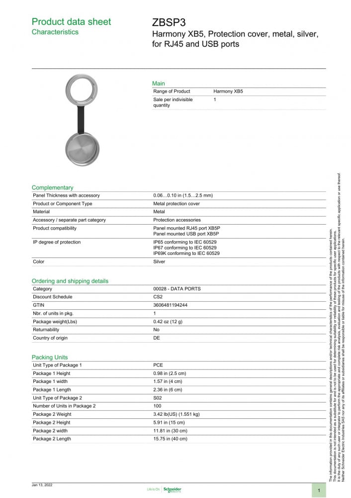 ZBSP3 technical document page 1