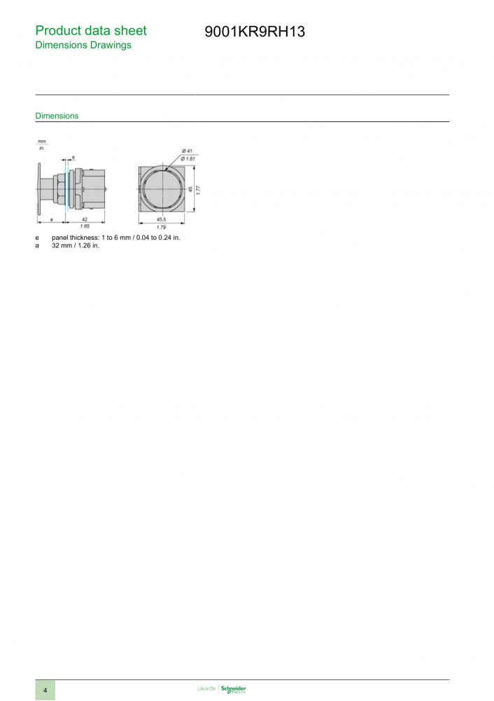 9001KR9RH13 technical document page 4