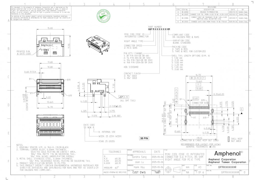 G97R21322HR technical drawing page 1