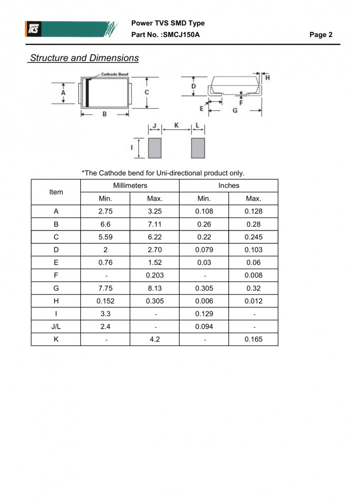SMCJ150A datasheet page 5