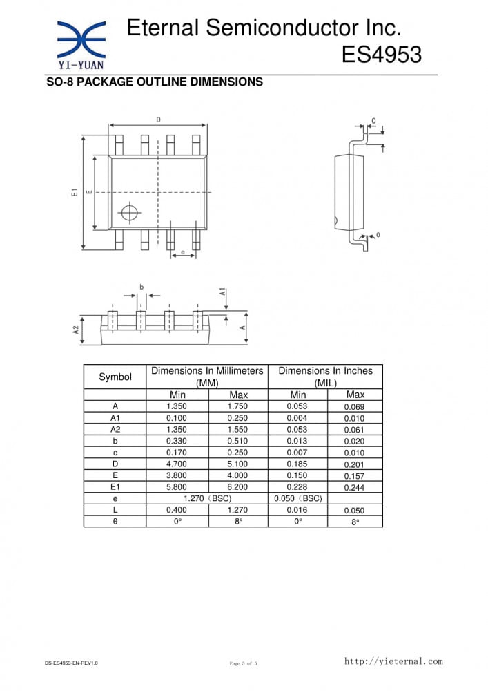 ES4953 datasheet page 5