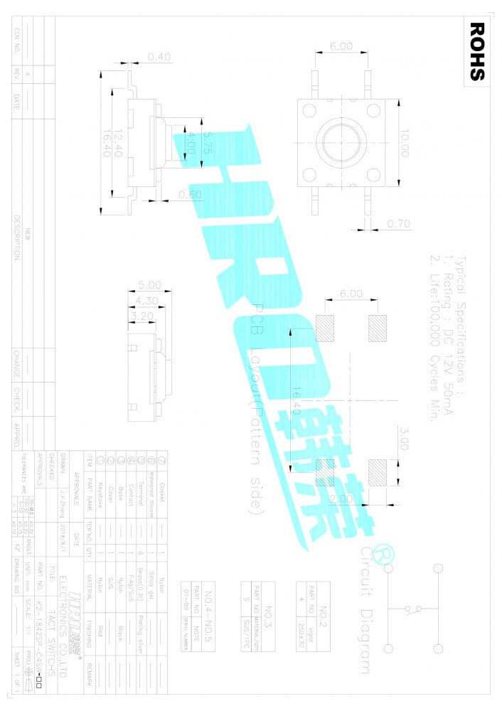 K2-1842SP-C4SW-04 technical drawing