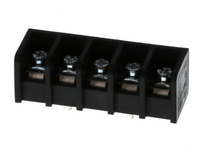 12.70mm Pitch Beau PCB Tri-Barrier Terminal Strip, without Mounting Ends, 600V, 3 Circuits