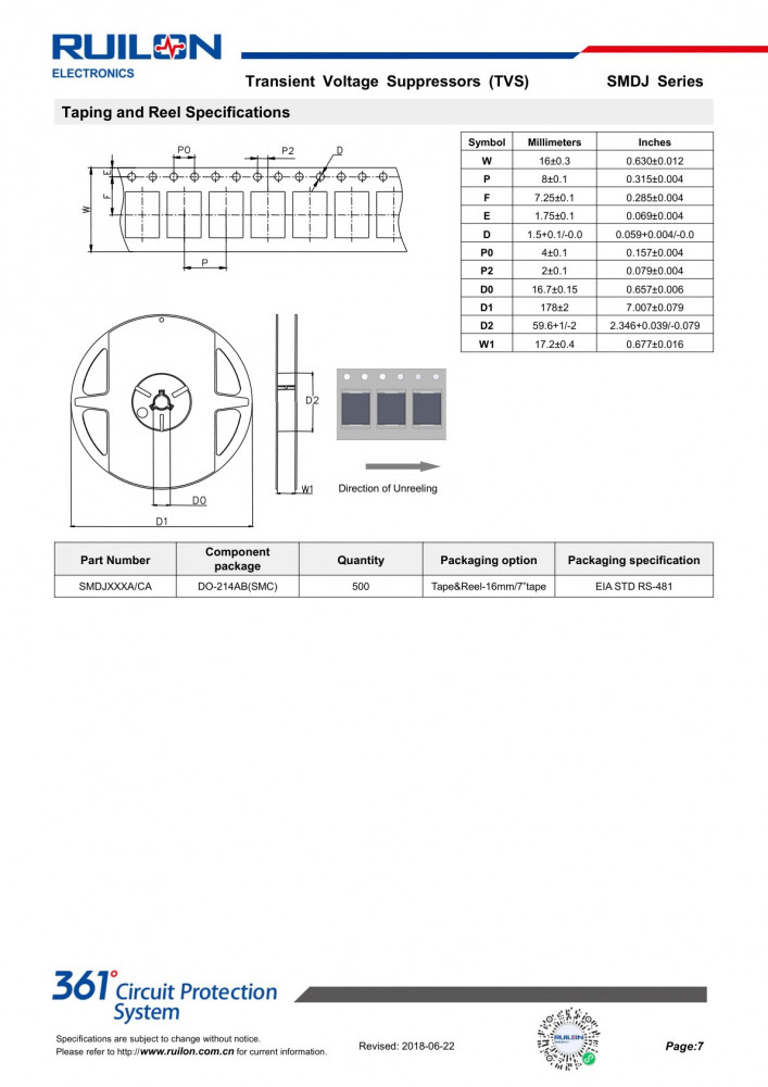 SMDJ series datasheet page 7