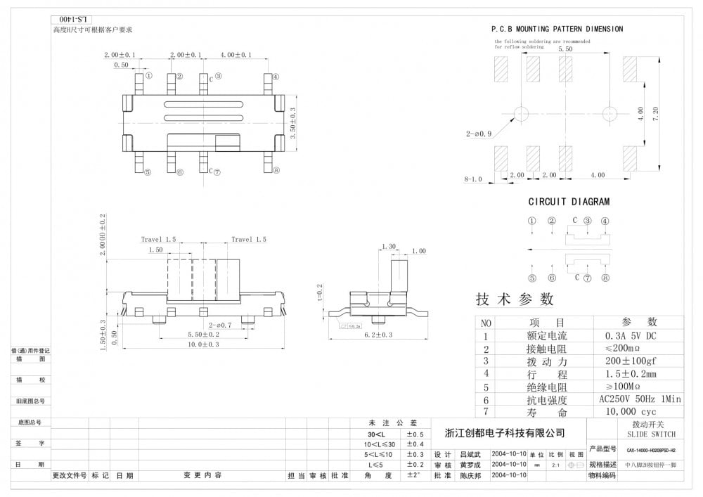 CAX-14000-H0208PSD-H2 document page 2